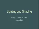 PPT - Illumination, Lighting and Shading Model PowerPoint Presentation ...