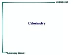 PPT - Bomb Calorimetry PowerPoint Presentation, free download - ID:3206969
