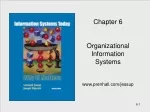 PPT - Chapter 6 Organizational Information Systems PowerPoint ...