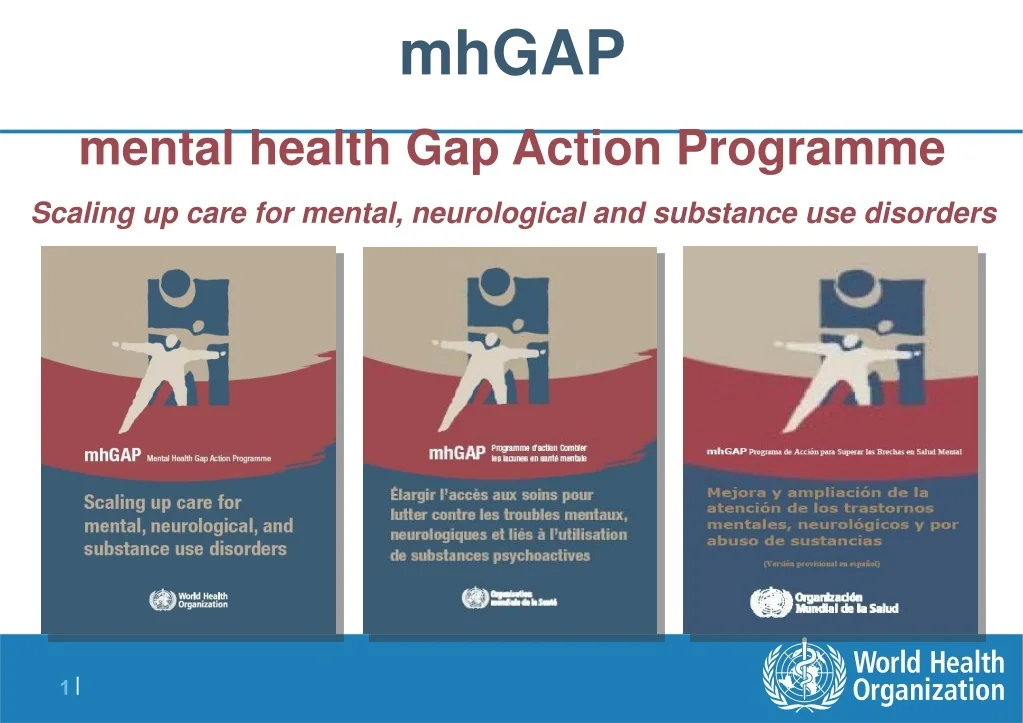PPT - mhGAP PowerPoint Presentation, free download - ID:9393952