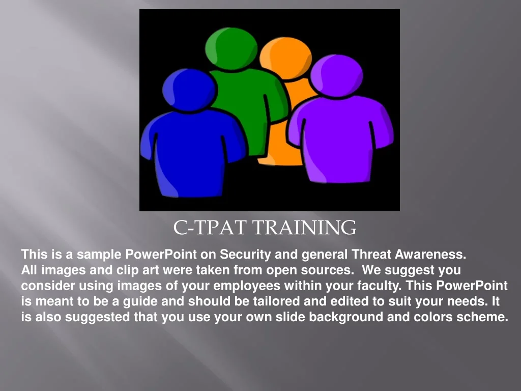 PPT - C-TPAT TRAINING PowerPoint Presentation, free download - ID:9394141