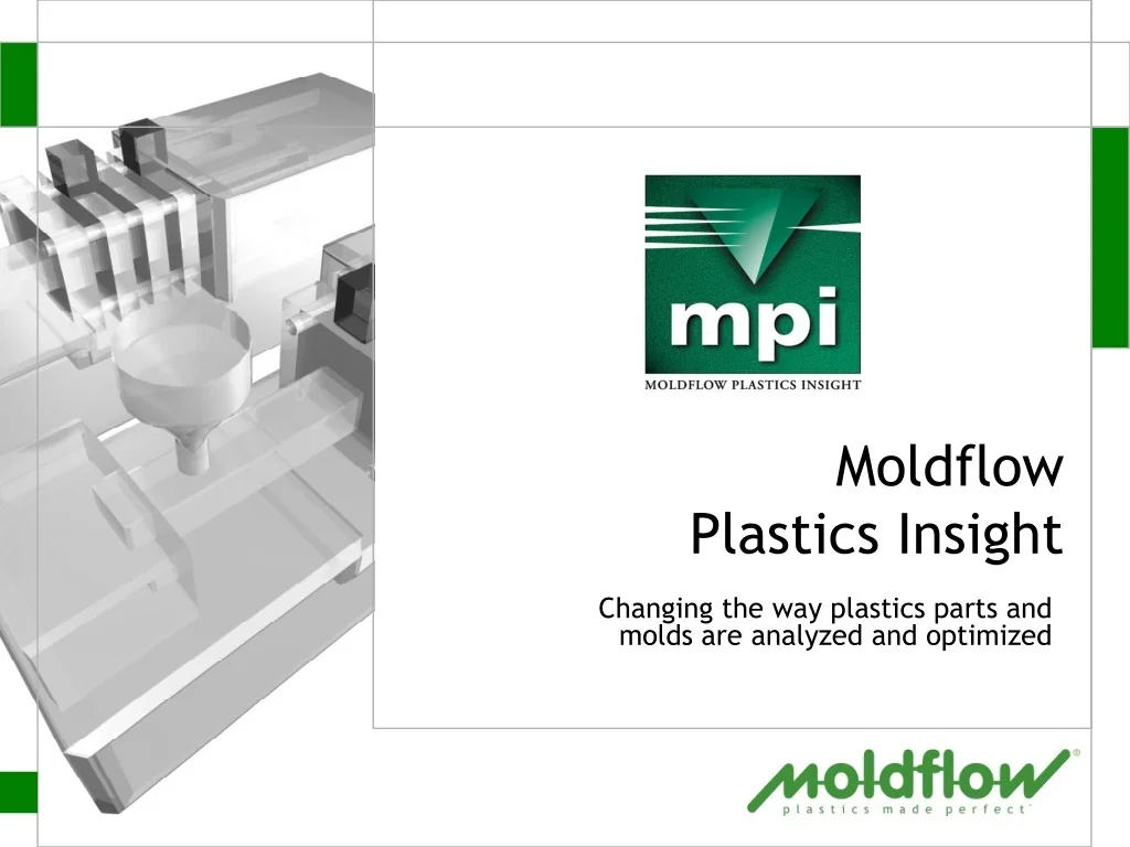 PPT - Moldflow Plastics Insight PowerPoint Presentation, free download - ID:9396365