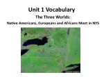 PPT - Vocabulary Unit 1 (E) PowerPoint Presentation, free download - ID ...