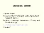 PPT - Biological Control Principles PowerPoint Presentation, free ...