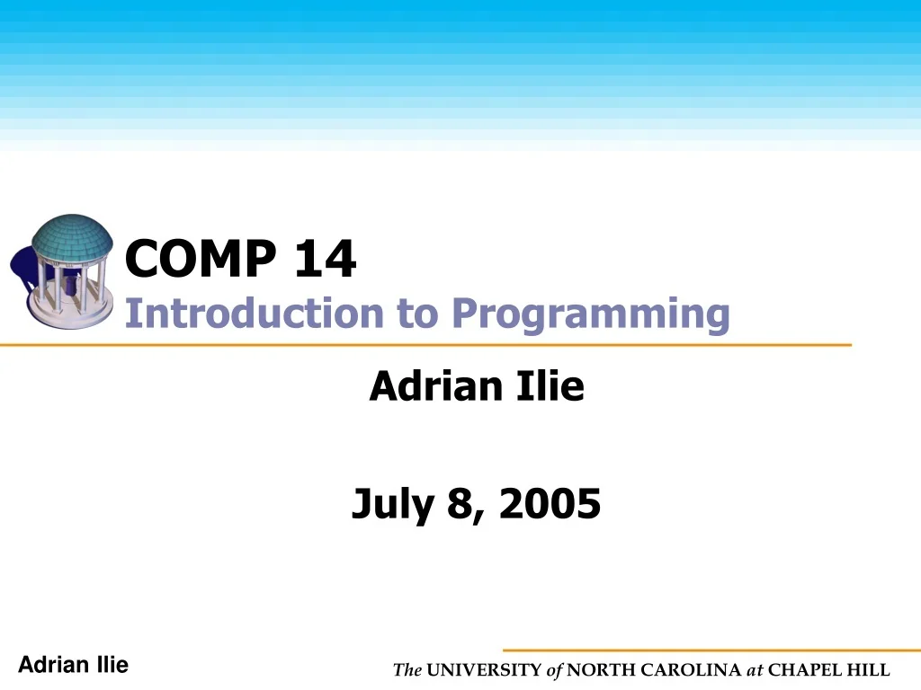 PPT - COMP 14 Introduction to Programming PowerPoint Presentation, free download - ID:9397172