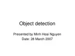 PPT - A Tutorial on Object Detection Using OpenCV PowerPoint Presentation - ID:9237284