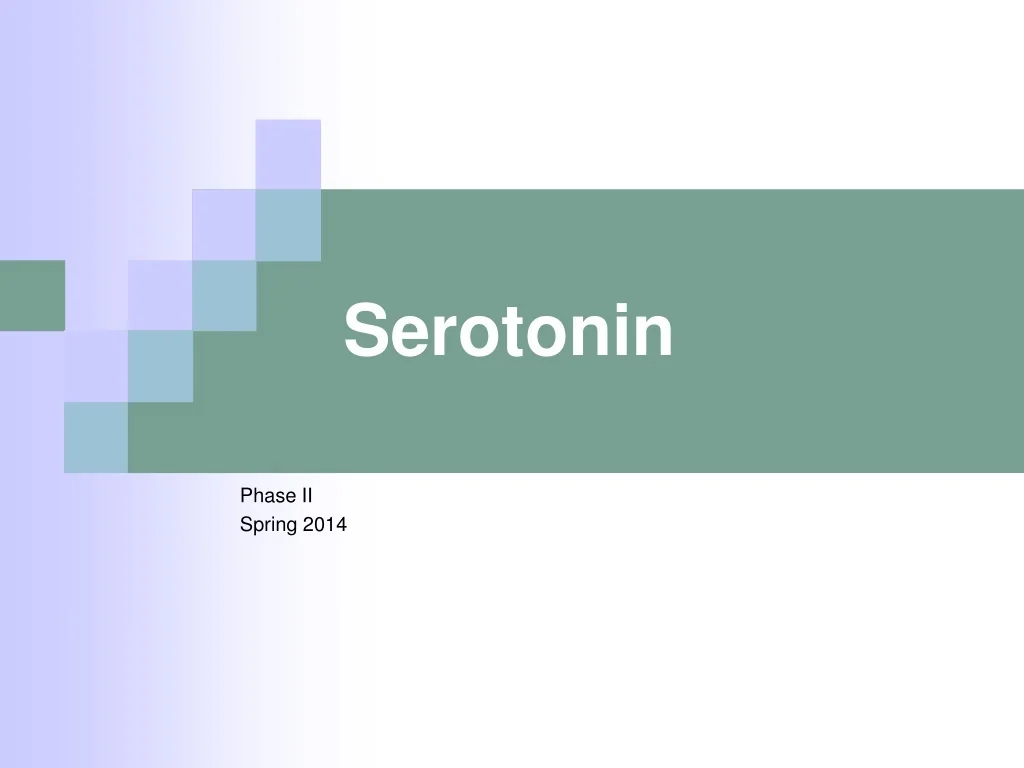 PPT - Serotonin PowerPoint Presentation, free download - ID:9398456