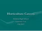 PPT - CAREERS IN HORTICULTURE PowerPoint Presentation, free download ...