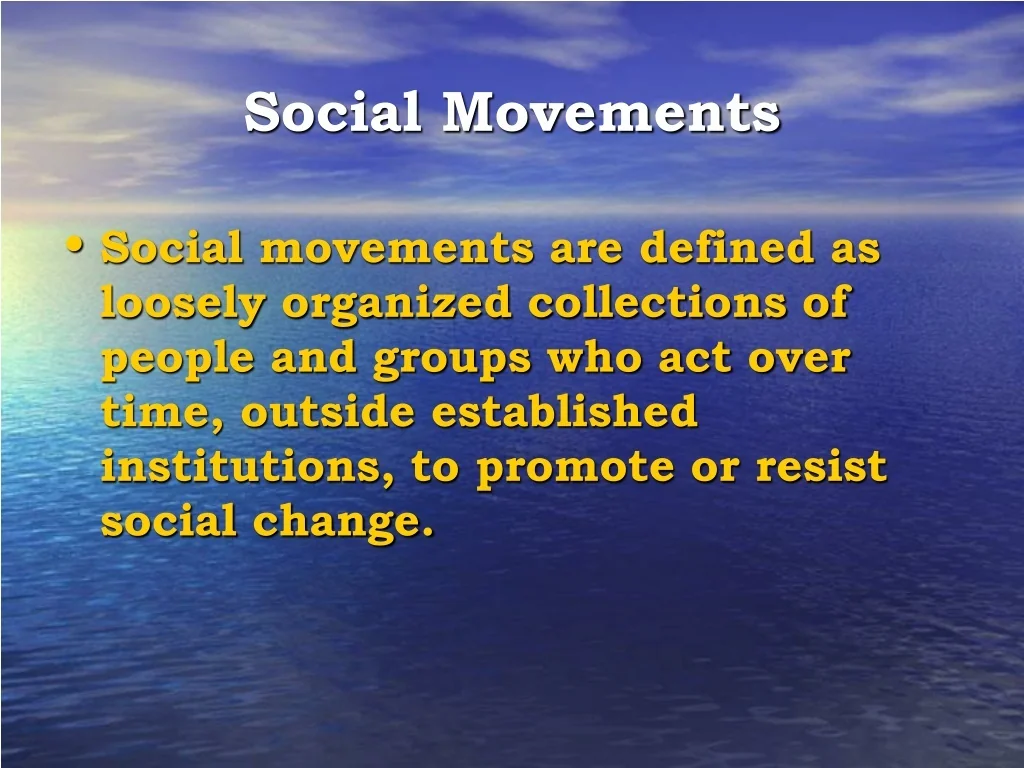 PPT - Understanding Social Movements: Keys to Their Success and Impact ...