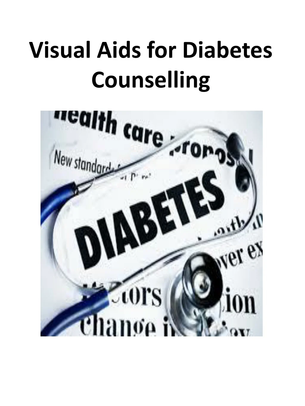 PPT - Visual Aids for Diabetes Counselling PowerPoint Presentation ...