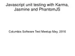 PPT - Jasmine Testing Framework PowerPoint Presentation, free download ...