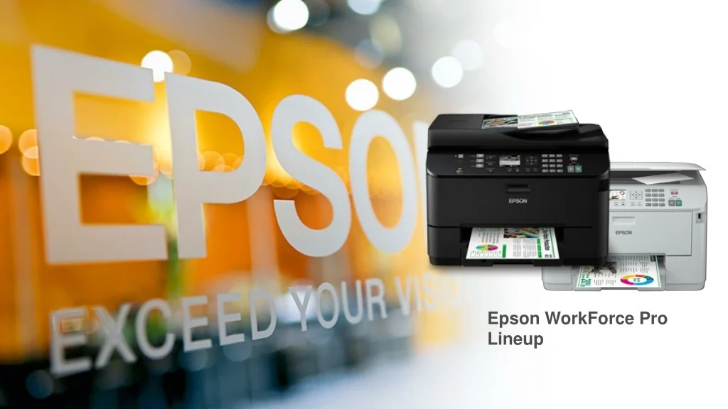 PPT - Epson WorkForce Pro Lineup PowerPoint Presentation, free download ...