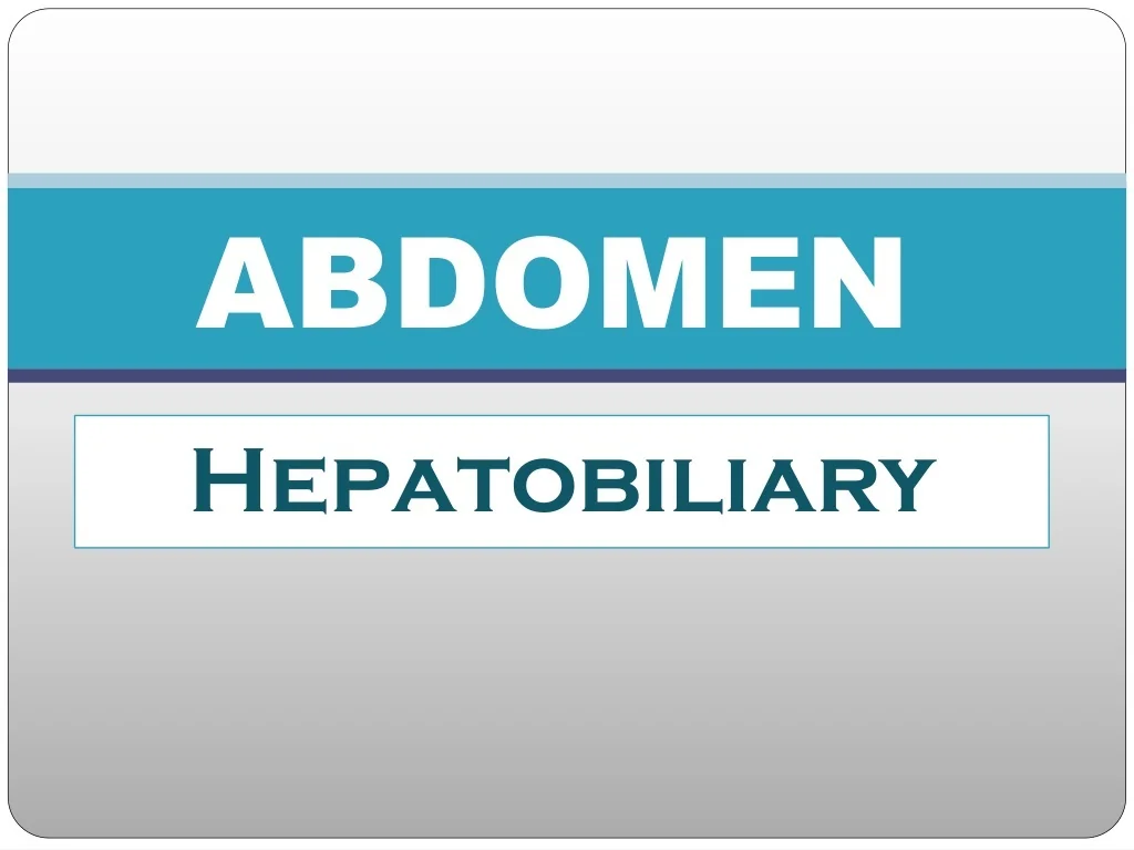 PPT - ABDOMEN PowerPoint Presentation, free download - ID:9401211