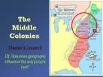PPT - The Middle Colonies PowerPoint Presentation, free download - ID ...