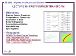 PPT - Digital Image Processing Lecture 8: Fourier Transform PowerPoint ...