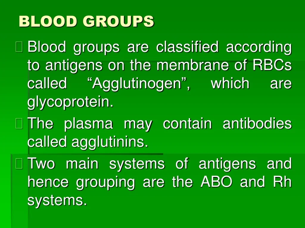 PPT - BLOOD GROUPS PowerPoint Presentation, free download - ID:9403240