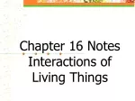 PPT - Chapter 18 Interactions of Living Things PowerPoint Presentation ...
