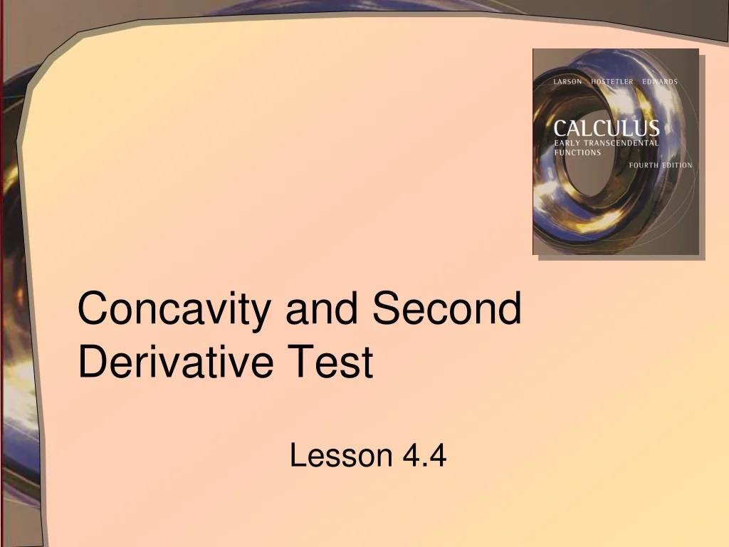 Ppt Concavity And Second Derivative Test Powerpoint Presentation 3006