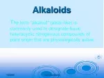 PPT - ALKALOIDS PowerPoint Presentation, free download - ID:1187774