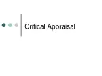 PPT - Critical Appraisal PowerPoint Presentation, free download - ID ...