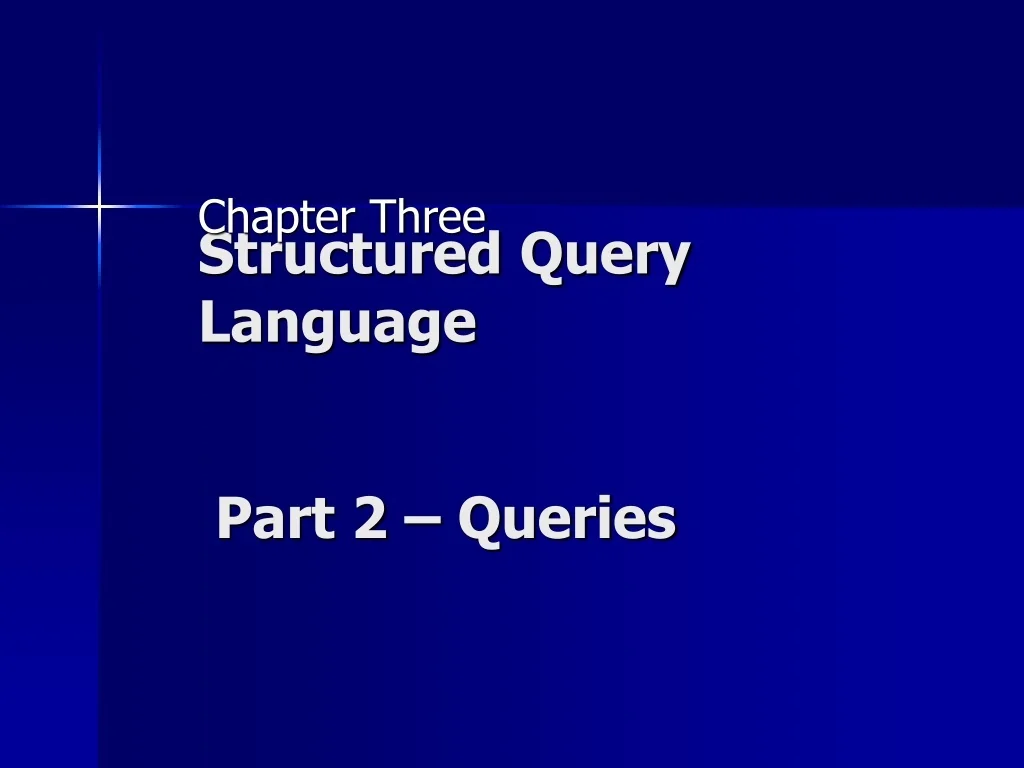 PPT - Structured Query Language PowerPoint Presentation, free download ...