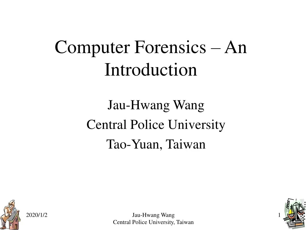 PPT - Computer Forensics – An Introduction PowerPoint Presentation ...