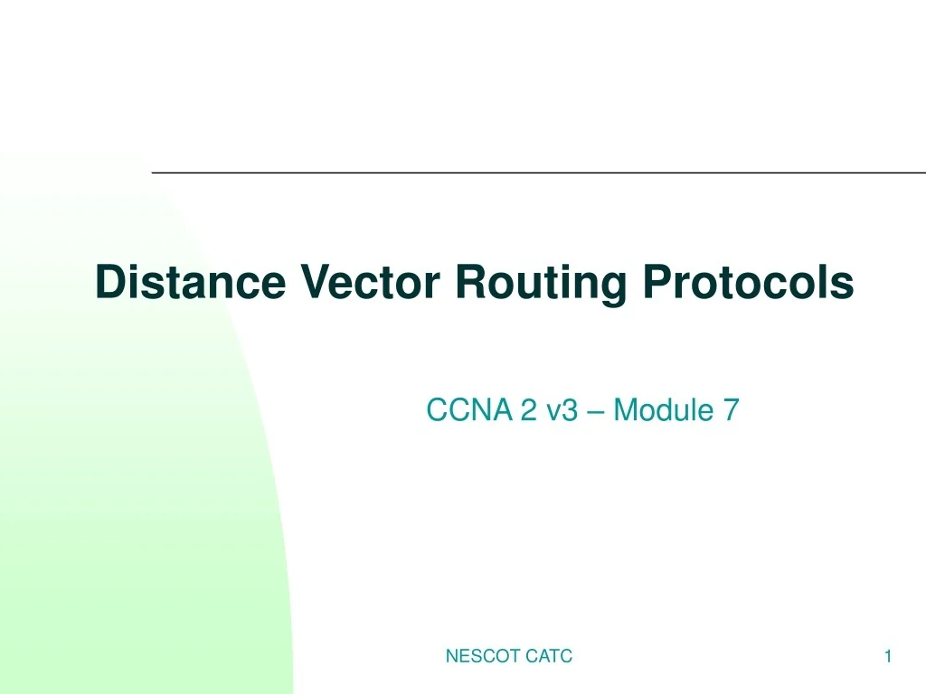 Ppt Distance Vector Routing Protocols Powerpoint Presentation Free