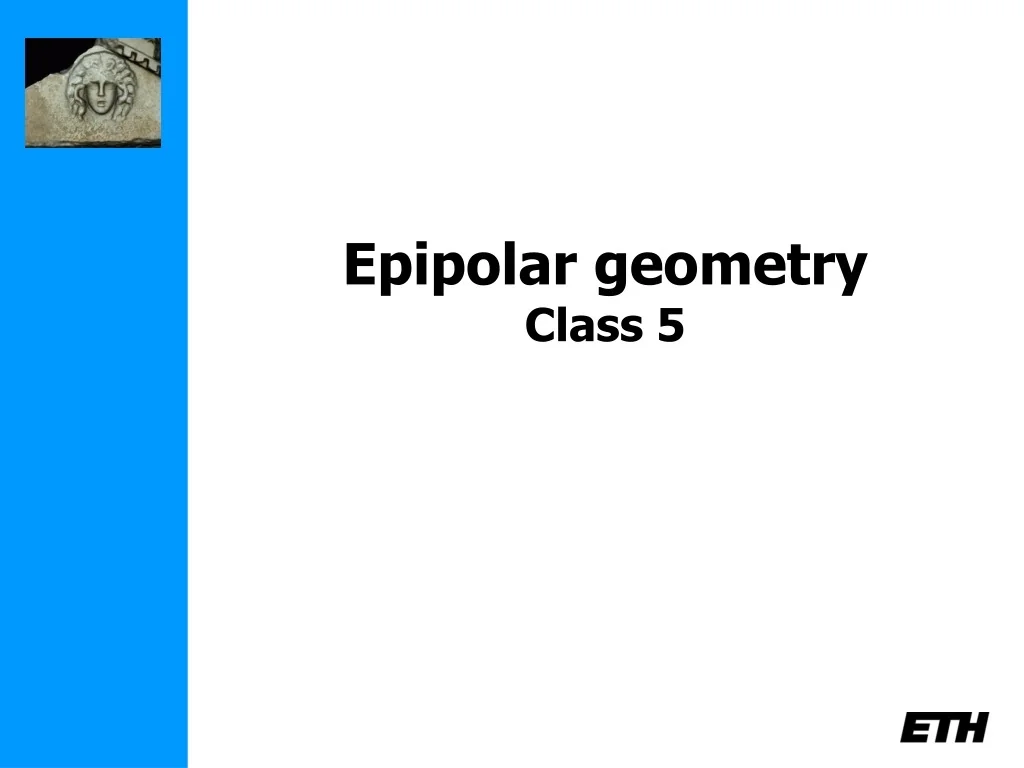 PPT - Epipolar Geometry in Computer Vision: Understanding Two-View ...
