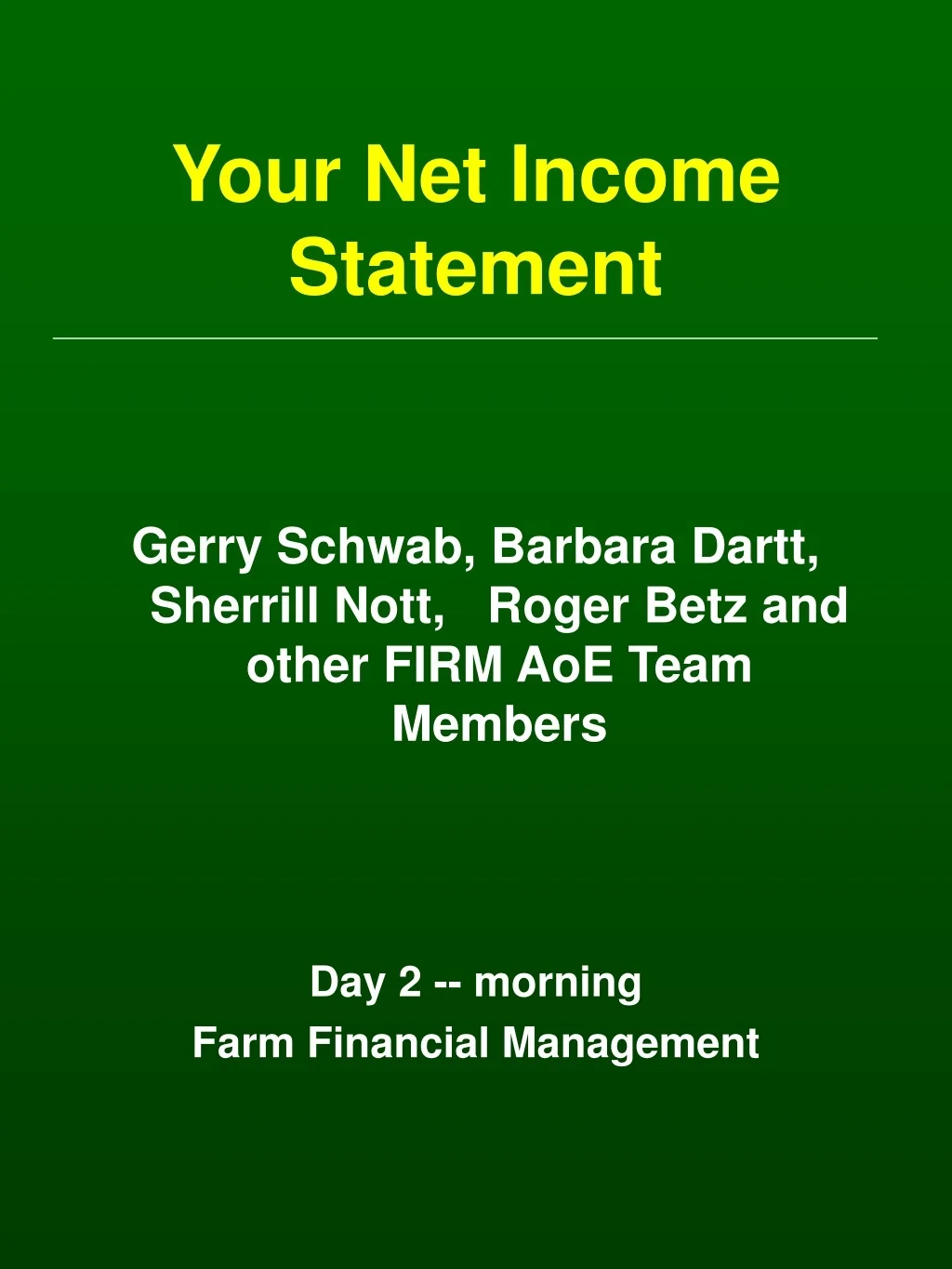 PPT - Your Net Income Statement PowerPoint Presentation, free download ...