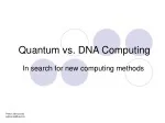 PPT - DNA Computing Tutorial PowerPoint Presentation, free download ...