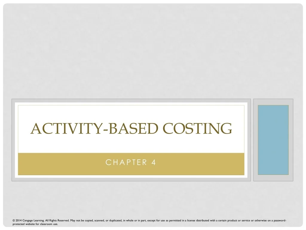 PPT - ACTIVITY-BASED COSTING PowerPoint Presentation, free download ...