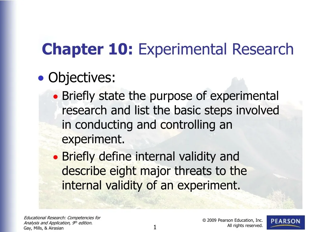 PPT - Chapter 10: Experimental Research PowerPoint Presentation, free ...