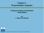 PPT - Computer Science: An Overview Twelfth Edition by J. Glenn ...