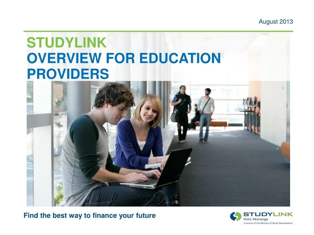 PPT - StudyLink Overview for Education Providers PowerPoint ...