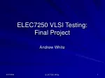 PPT - VLSI Testing PowerPoint Presentation, free download - ID:2711594