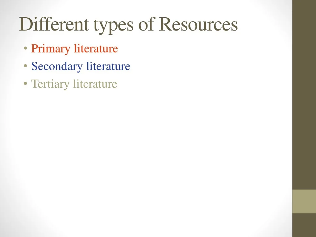 PPT - Different types of Resources PowerPoint Presentation, free ...