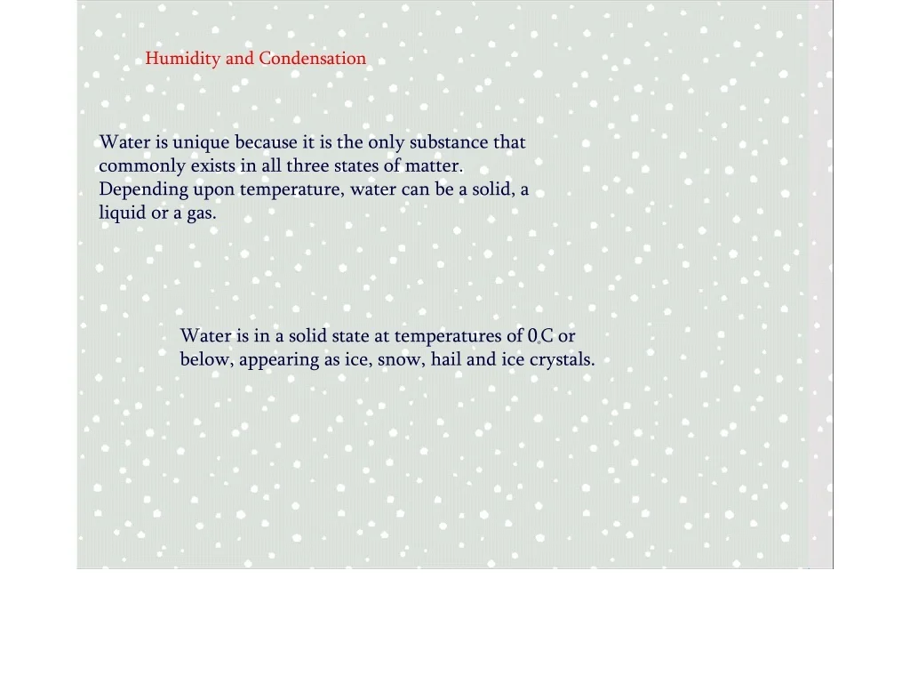 PPT - Humidity and Condensation PowerPoint Presentation, free download ...