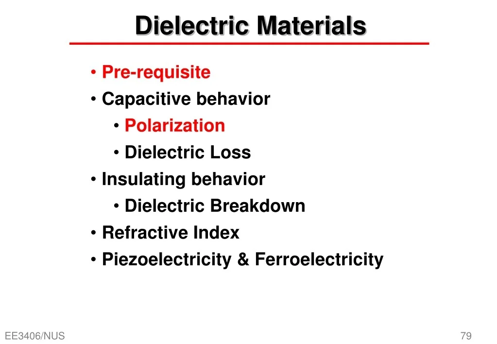 PPT - Dielectric Materials PowerPoint Presentation, free download - ID ...