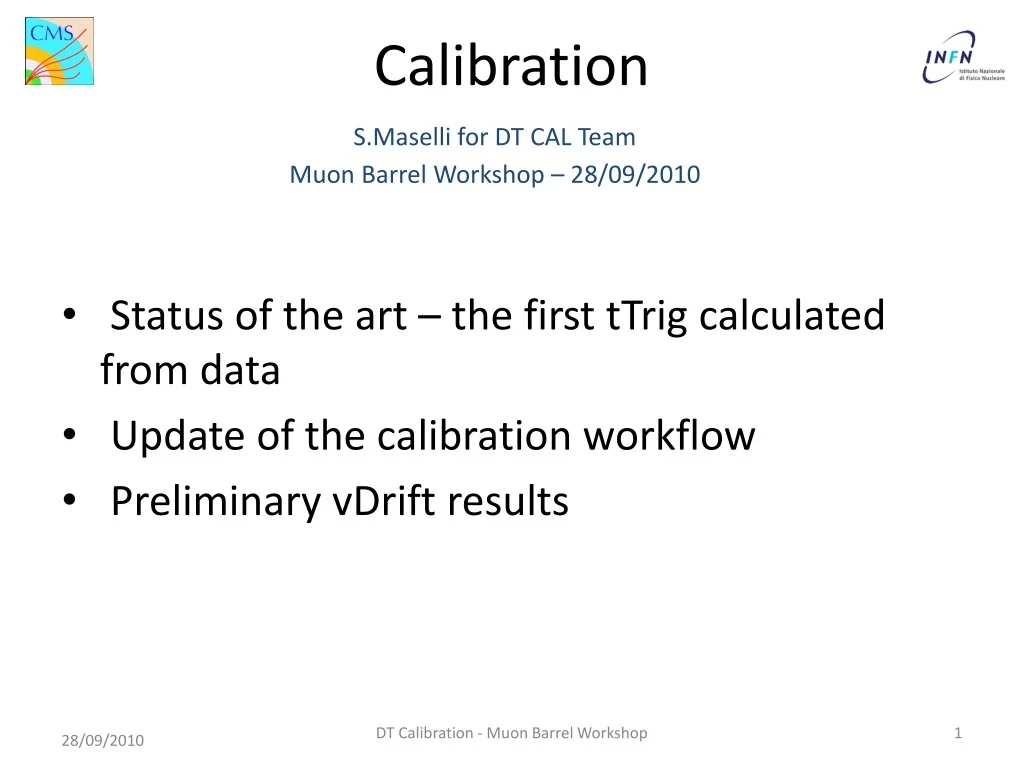 PPT - Calibration PowerPoint Presentation, free download - ID:9419858