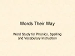 PPT - Words Their Way PowerPoint Presentation, free download - ID:6622326