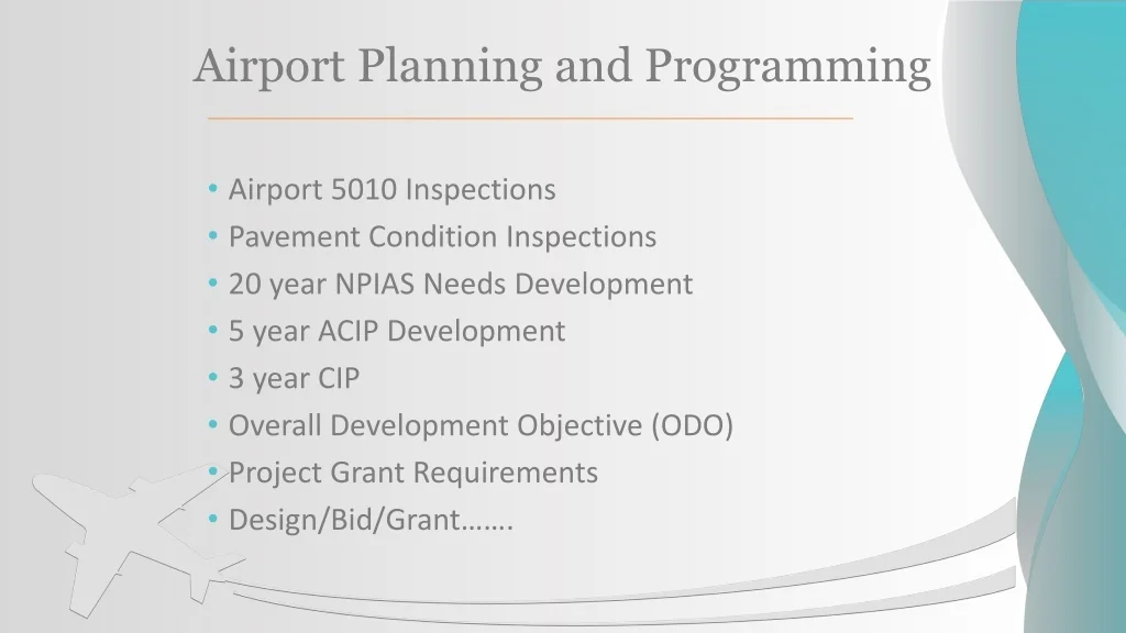 PPT - Comprehensive Airport Project Development Guidelines PowerPoint ...