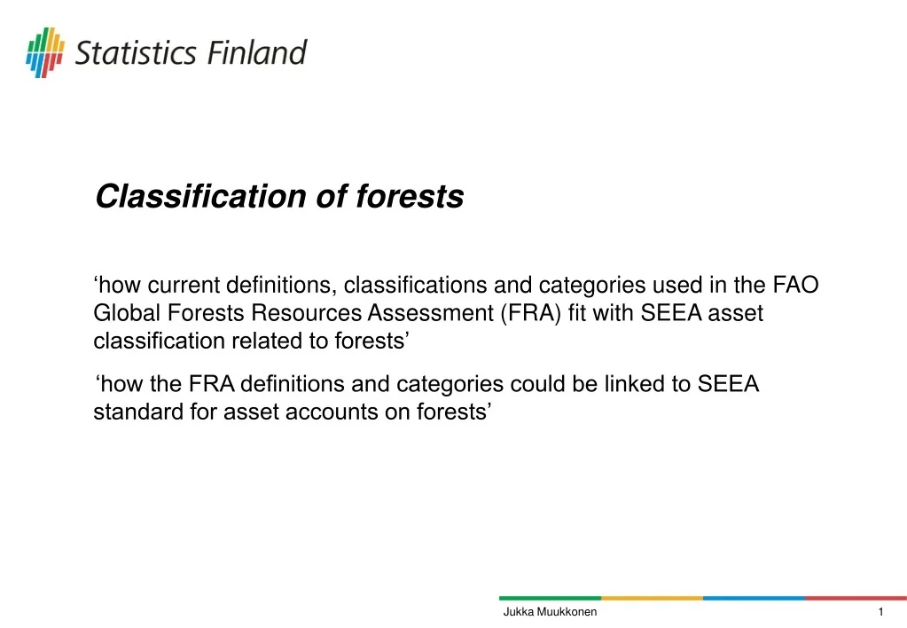 PPT - Classification of forests PowerPoint Presentation, free download ...