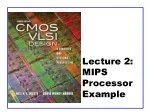 PPT - 332:479 Concepts in VLSI Design Lecture 5 MIPS Processor Example ...