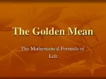 PPT - The Golden Mean PowerPoint Presentation, free download - ID:5379270