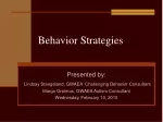 PPT - Behavior reduction strategies PowerPoint Presentation, free ...