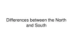 PPT - Differences Between the North and the South PowerPoint ...
