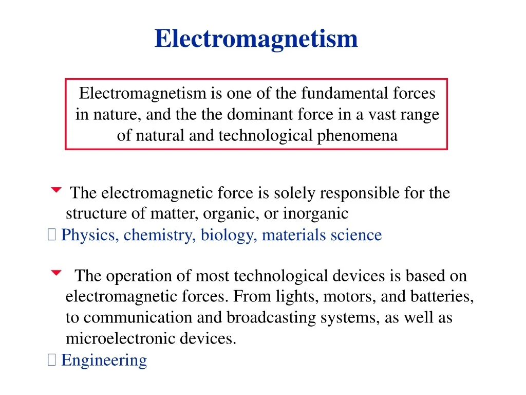 PPT - Electromagnetism PowerPoint Presentation, free download - ID:9427614
