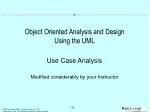PPT - Object Oriented Analysis and Design Using the UML Version 4.2 PowerPoint Presentation - ID ...
