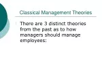 PPT - Classical Management Theories PowerPoint Presentation, free ...