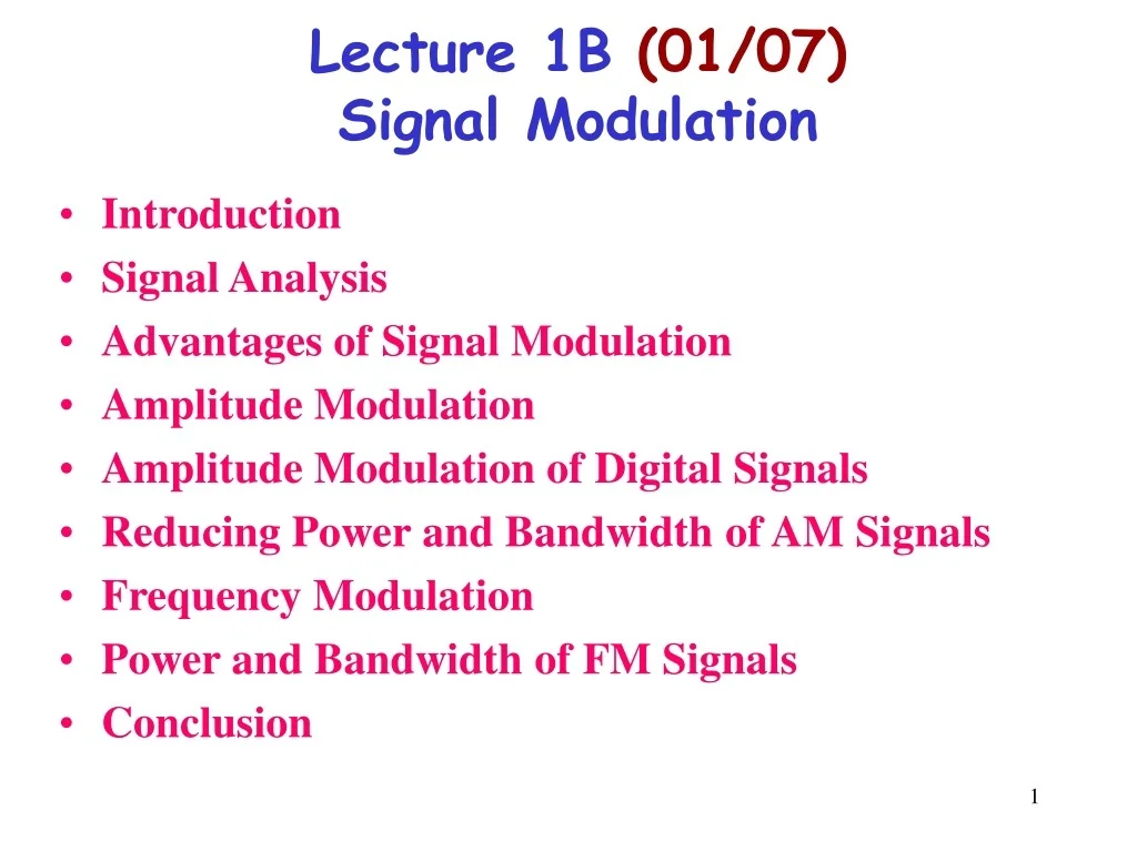 PPT - Signal Modulation Techniques for Digital Communication Systems ...